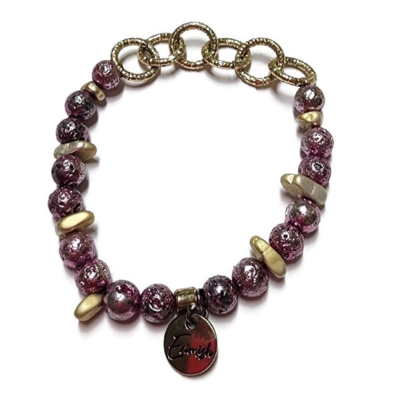 Erimish | Jewelry | Erimish Beaded Stretch Charm Stacking Bracelet ...